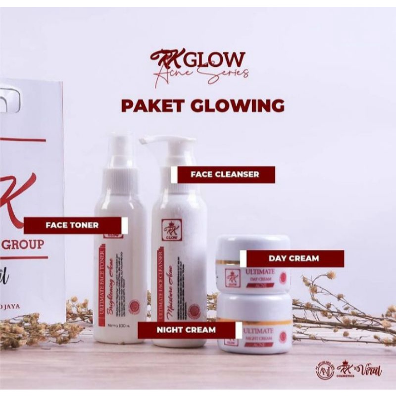 Jual PAKET RK GLOW PREMIUM / RK GLOW ACNE SKINCARE GLOWING BPOM ...