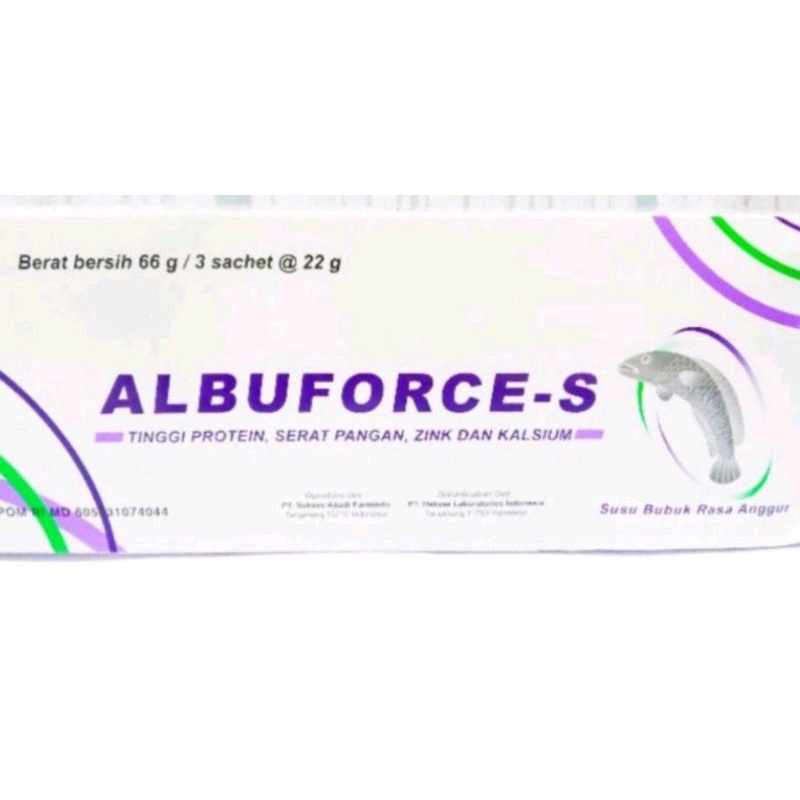 Jual albuforce sachet // box isi 3 sachet | Shopee Indonesia