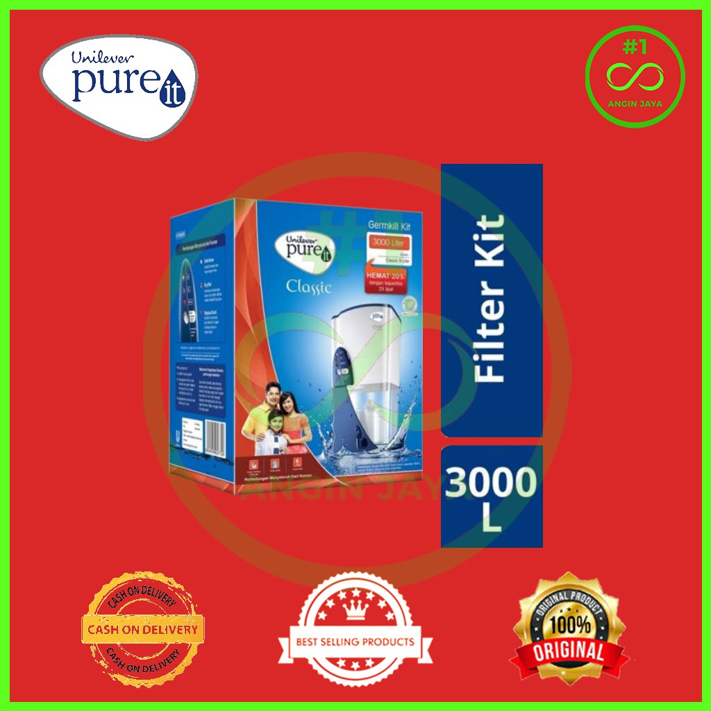 Jual UNILEVER PURE IT Germkill Kit 3000 L Filter Germ Kill 3000L ...