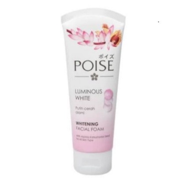 Jual POISE LUMINOUS WHITE WHITENING FACIAL FOAM 100 gr | Shopee Indonesia