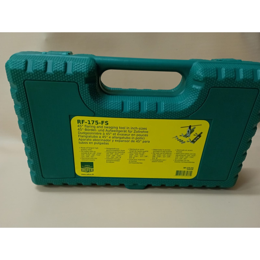 Jual Flaring Tool AC Refco RF 175 FS Set + Box Swaging Refco | Shopee ...