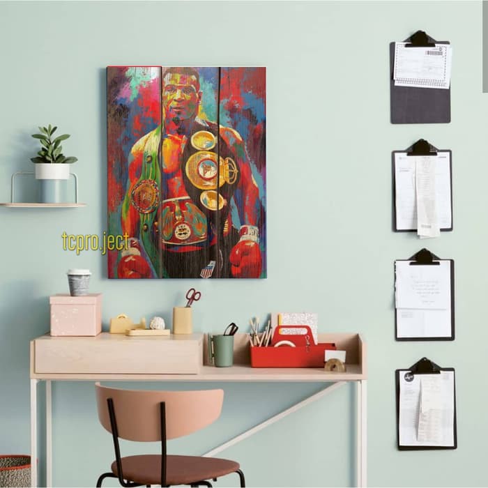 Jual POSTER LEGENDA TINJU MIKE TYSON - HIASAN DINDING - POSTER KAYU ...