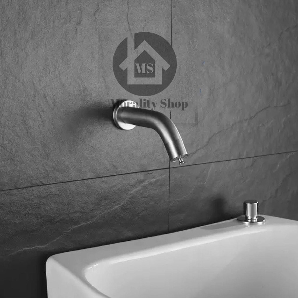 Jual Kran TEMBOK tekan ON OFF mini T17- keran air unik touch tap faucet ...