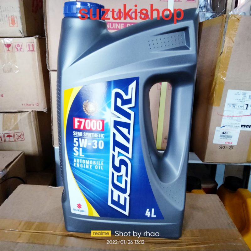 Jual Oli Sgo Oli Ecstar 5W/30 1Galon Isi 4 Liter | Shopee Indonesia