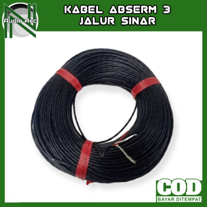 Jual Kabel Abserm khusus Audio Input potensio Head Stereo isi 3 Sinar ...