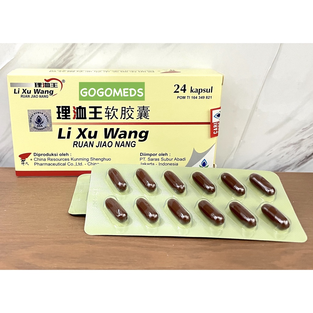 Jual LI XU WANG RUAN JIAO NANG ISI 24 KAPSUL KOLESTROL STROKE JANTUNG PENGENCER DARAH | Shopee ...