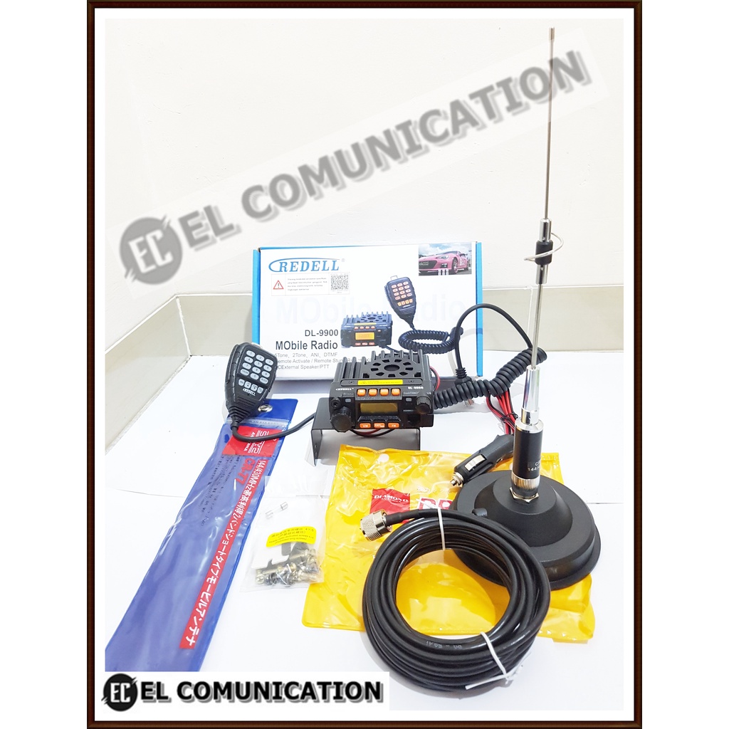 Jual RADIO RIG REDELL DL 9900 DL9900 DUALBAND FULLSET ANTENA CR77 DP ...