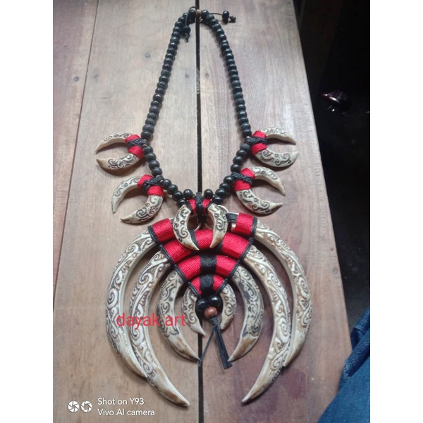 Jual KALUNG ETNIK TARING UKIR RENTENGAN KHAS DAYAK | Shopee Indonesia