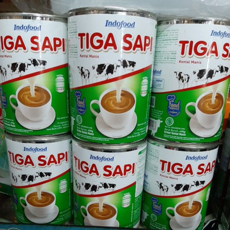 Jual Tiga Sapi Susu kental Manis 490gram | Shopee Indonesia