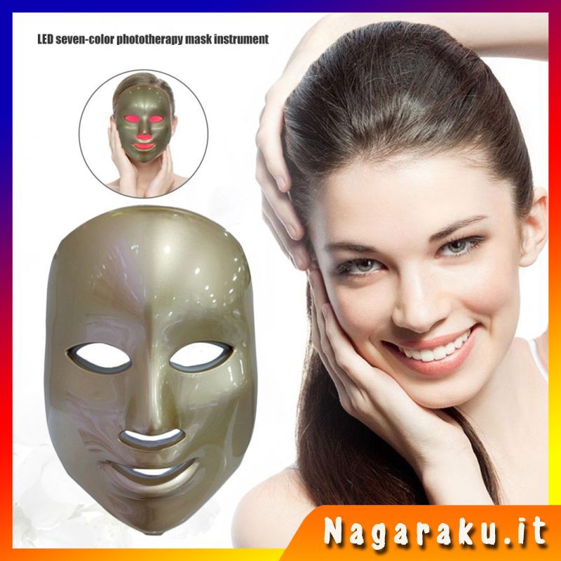 Jual MASKER TOPENG GOLD TERAPI PHOTON LED PDT LTD LIGHT 7 IN 1 NG.IT | Shopee Indonesia