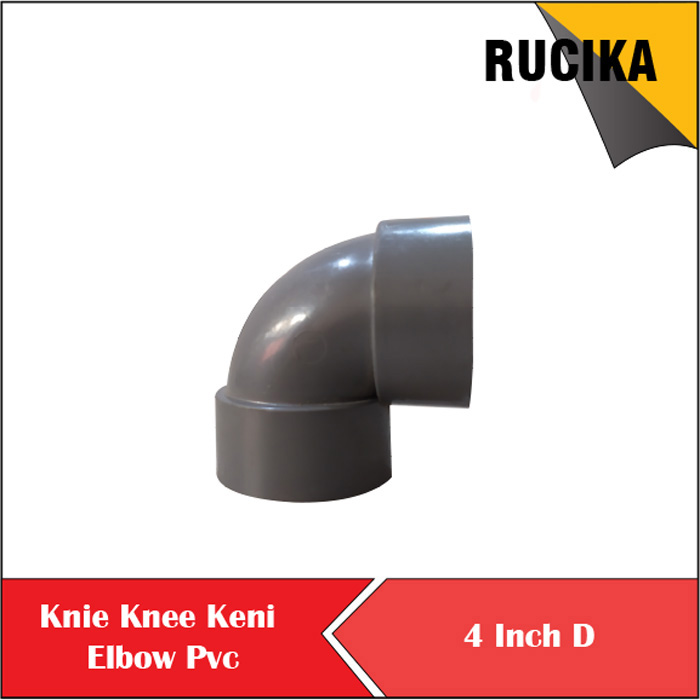 Jual Knie Knee Keni Elbow Pipa PVC 4 Inchi D rucika | Shopee Indonesia