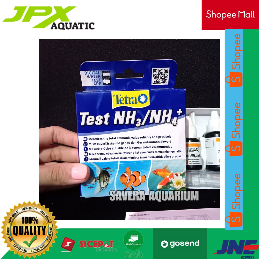 Jual TETRA TEST NH3 NH4 / TES AMONIA AIR AQUARIUM / TAWAR LAUT DAN ...