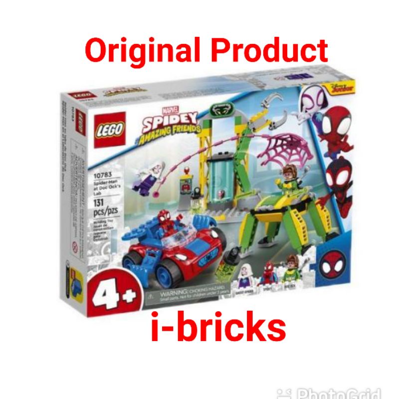 Jual LEGO Marvel Spidey 10783 Spider-Man at Doc Ock Lab | Shopee Indonesia