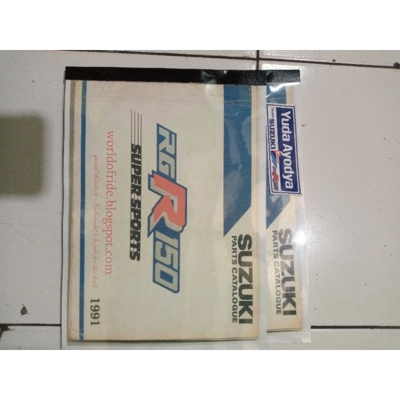 Jual buku catalog suzuki rgr 150 | Shopee Indonesia