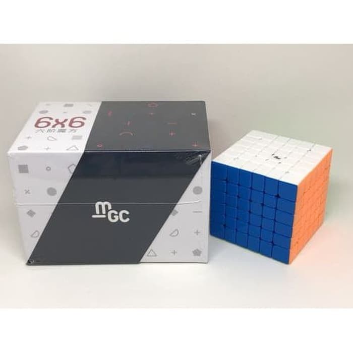 Jual Rubik YJ Yong Jun MGC 6x6x6 M Magnetic 6x6 Stickerless Baru Rubik Yongjun Magnetik | Shopee ...