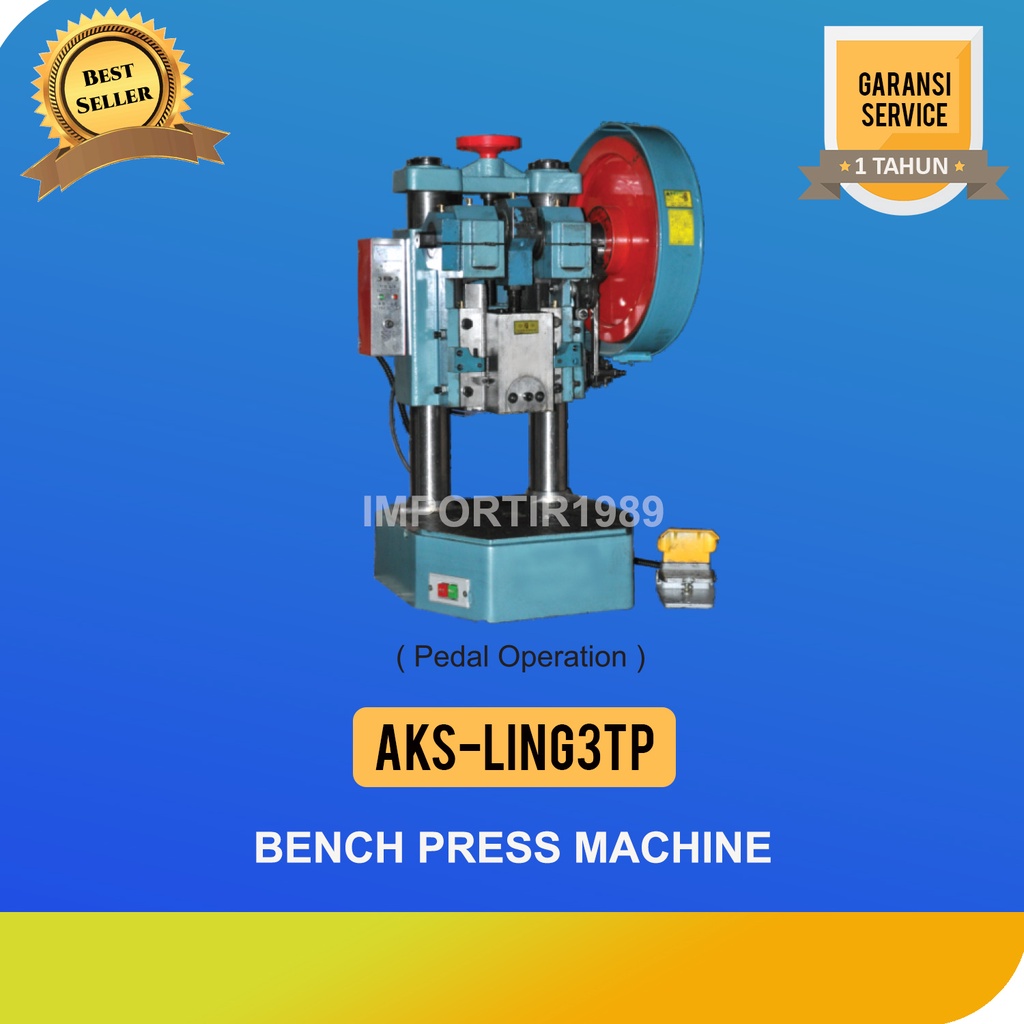 Jual Mesin Pon 3 Ton Bench Press Stamping Machine LING - 3TP | Shopee ...