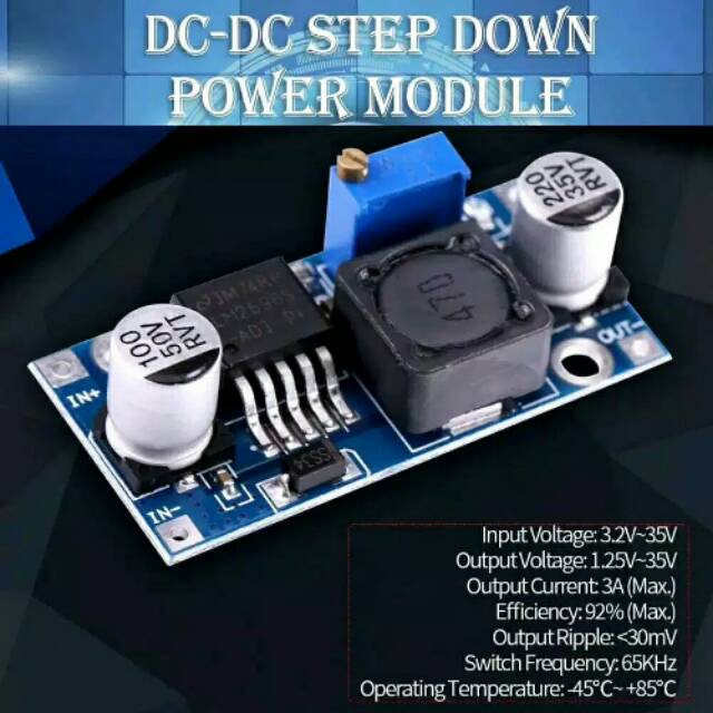 Jual LM2596 Modul Regulator Voltase Step Down DC-DC | Shopee Indonesia