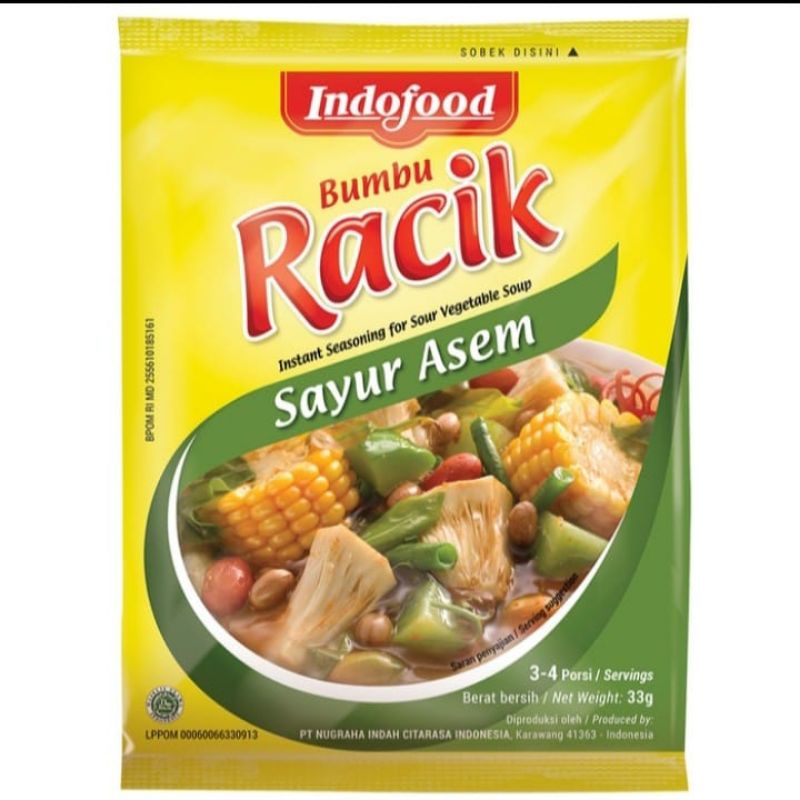 Jual Indofood bumbu racik sayur asem 20 gram | Shopee Indonesia
