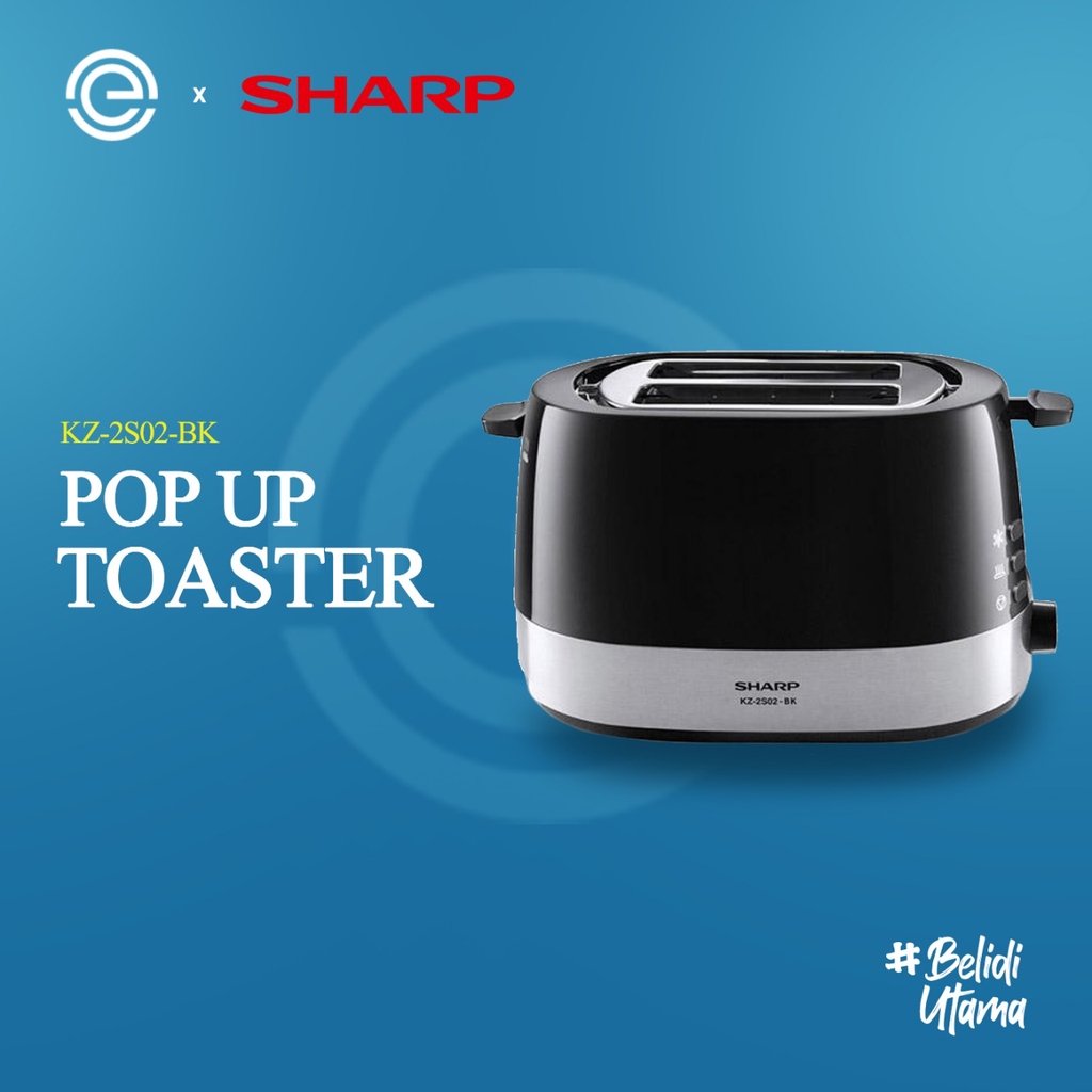 Jual SHARP Pemanggang Roti / Pop Up Toaster KZ-2S02 | Shopee Indonesia