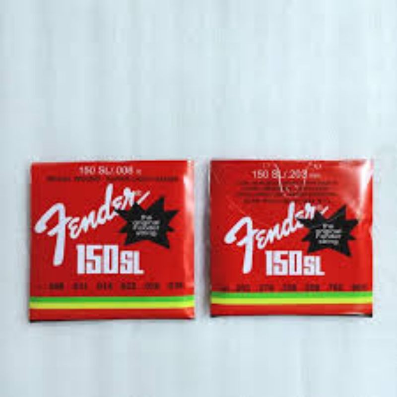 Jual Senar Gitar Fender Merah Set Lokal | Shopee Indonesia
