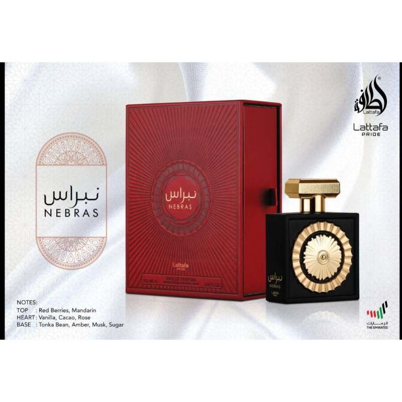 Jual Parfum Arab Nebras By Lattafa Pride UAE 100 ml EDP | Shopee Indonesia
