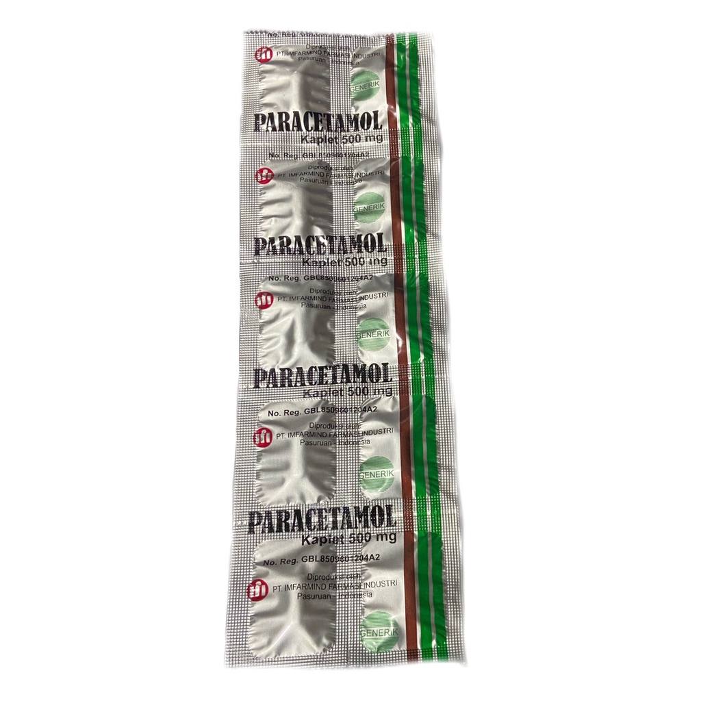 Jual Paracetamol Imfarmind 500mg kaplet | Shopee Indonesia