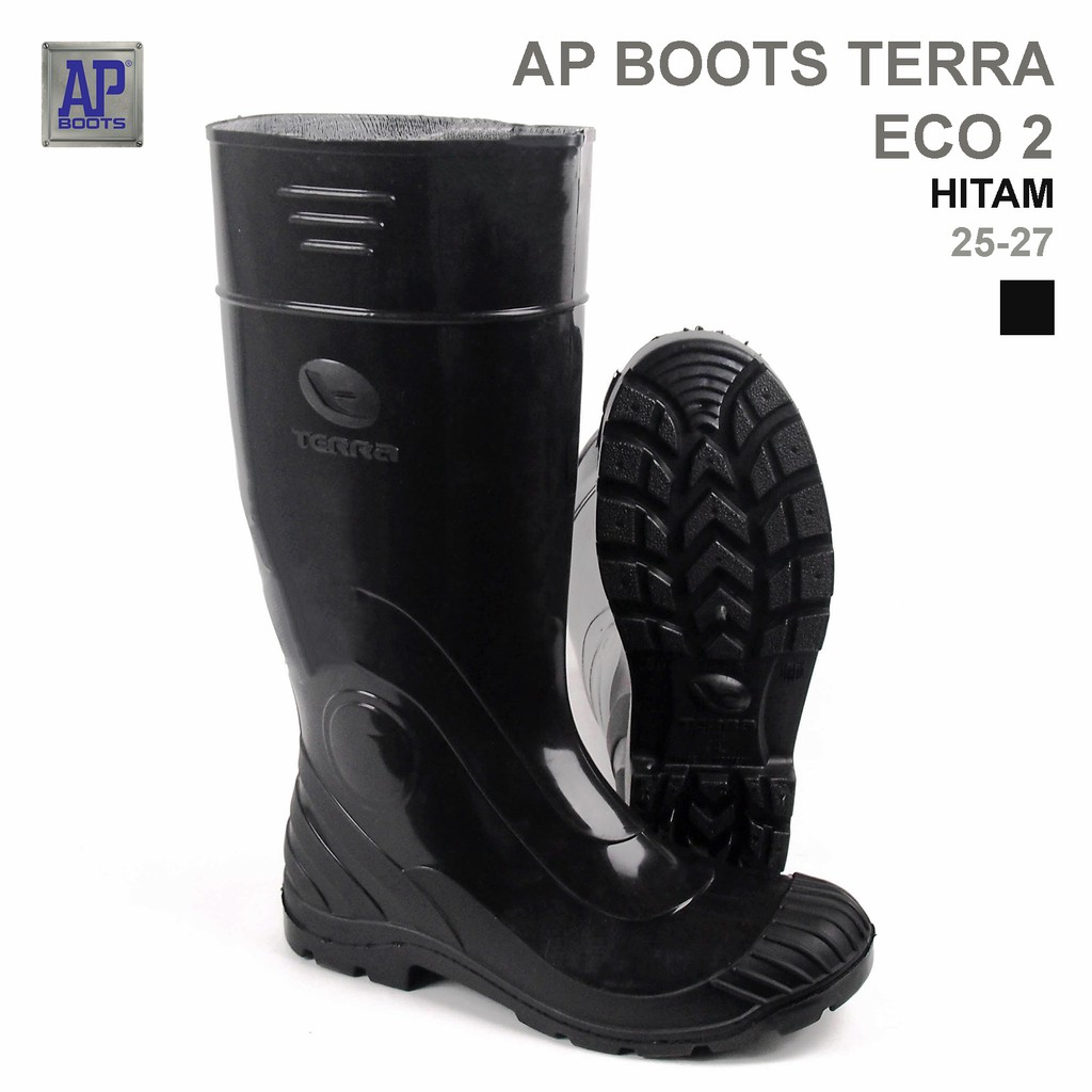 Jual AP Boots TERRA ECO 2 Full Hitam - Sepatu Boot PVC | Shopee Indonesia