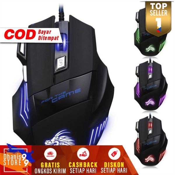Jual Gaming Mouse Wired LED Murah Mos Game Aksesoris Komputer Keren ...