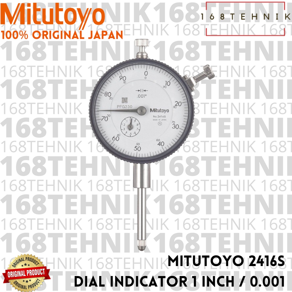 Jual Mitutoyo 2416s Dial Indicator 1 Inch 0 001 Dial Indicator