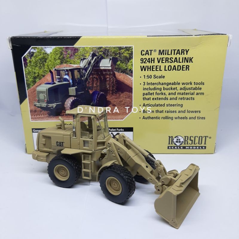 Jual Diecast Alat Berat CAT MILITARY 924H VERSALINK WHEEL LOADER ...