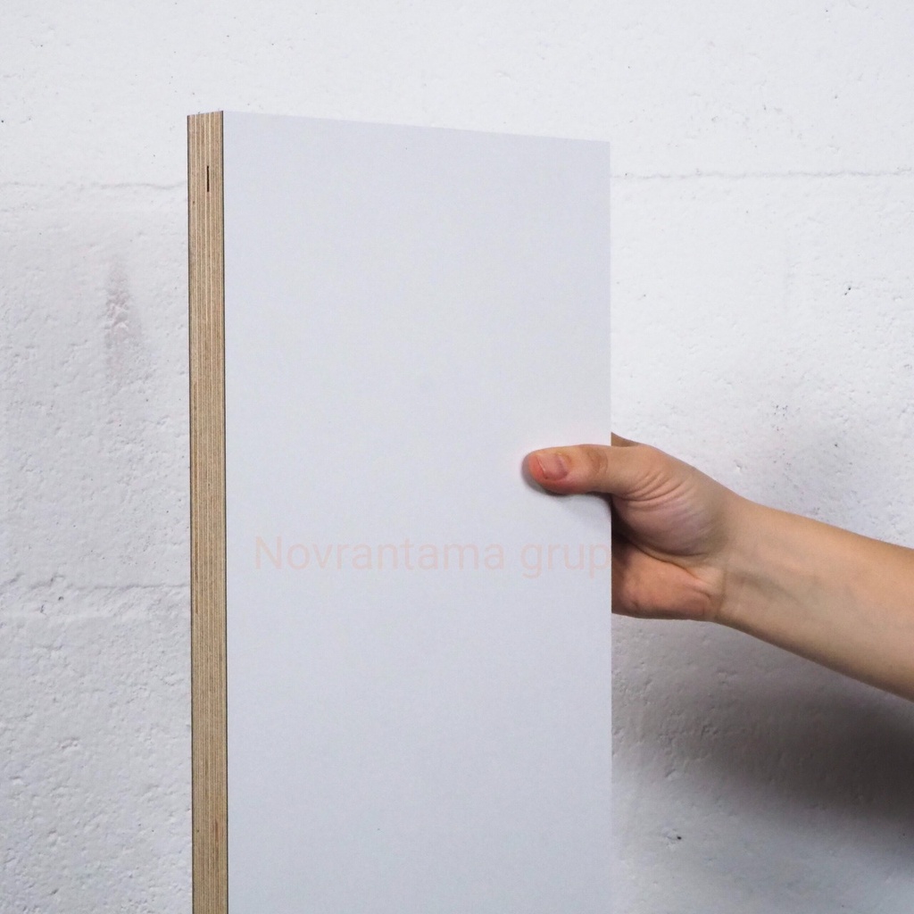 Jual Multiplek / Triplek melamin putih 3mm (100x30)cm, melaminto ...