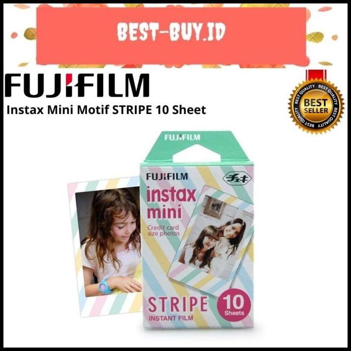 Jual Paper Fujifilm Instax Mini Motif Stripe 10 Sheet | Shopee Indonesia