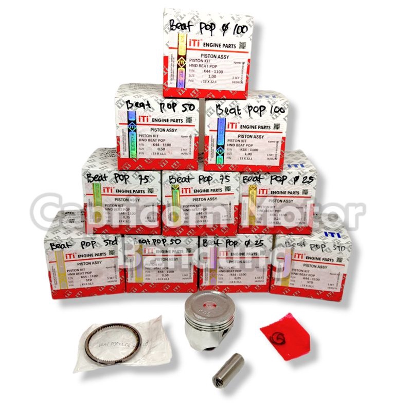 Jual Piston Kit NEW BEAT ESP POP SCOOPY ESP 110 ITI oversize STD 25 50 ...