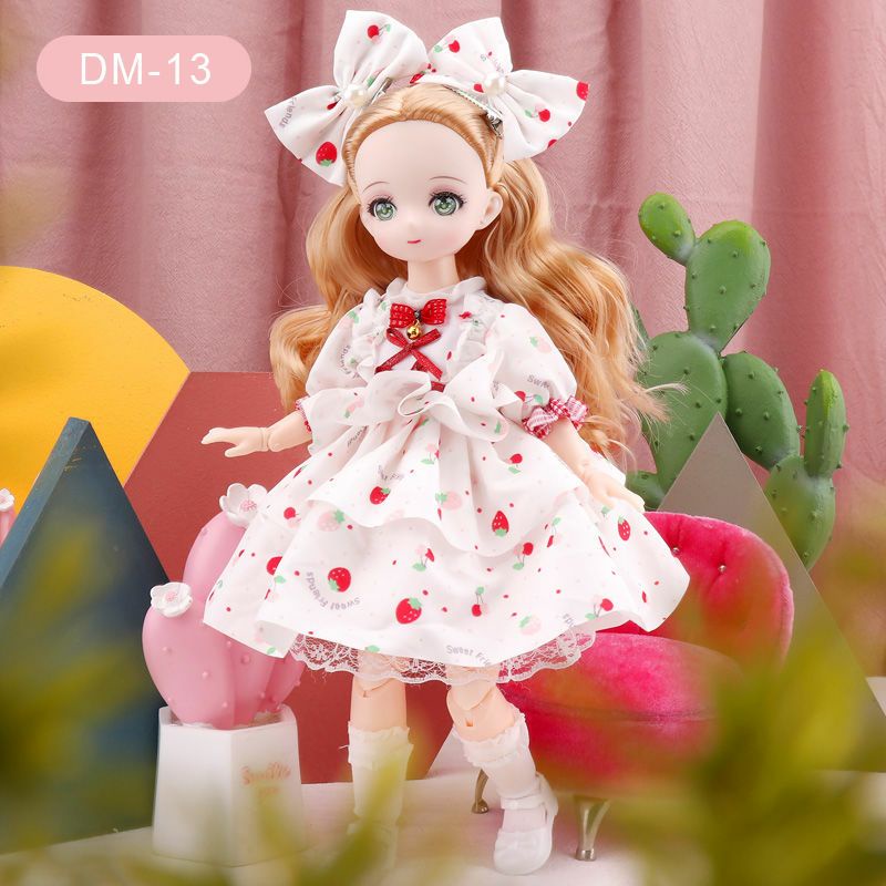 Jual Mainan Anak Boneka BJD Doll 30cm Cute DIY Girls Gift Princess ...