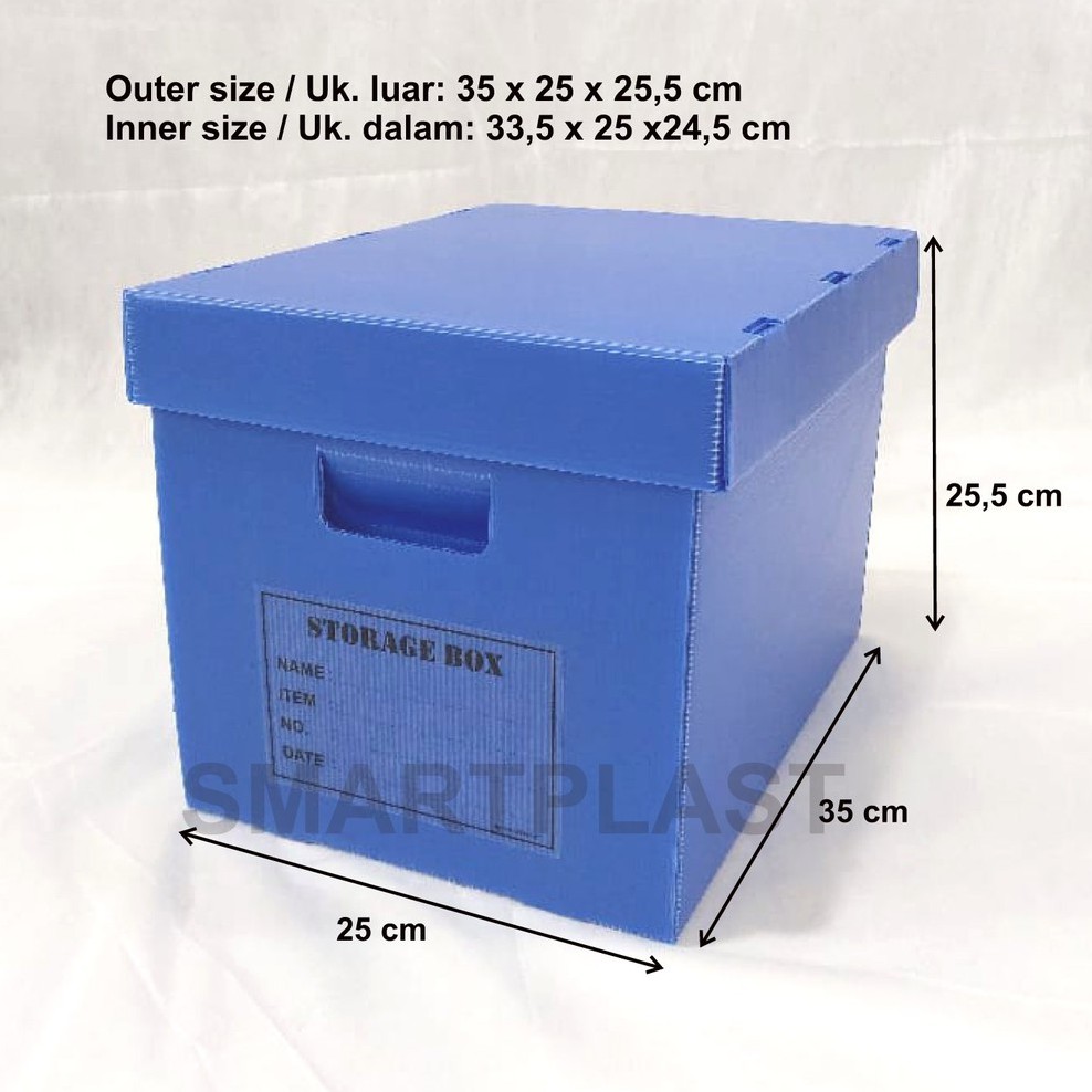 Jual Kardus Plastik / Box Arsip & Dokumen ukuran luar 35x25x25,5 cm ...