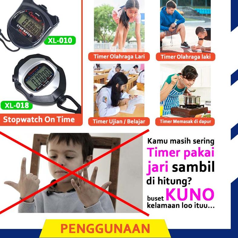 Jual Stopwatch Timer Stopwatch Study Stopwatch Digital Multifungsi ...