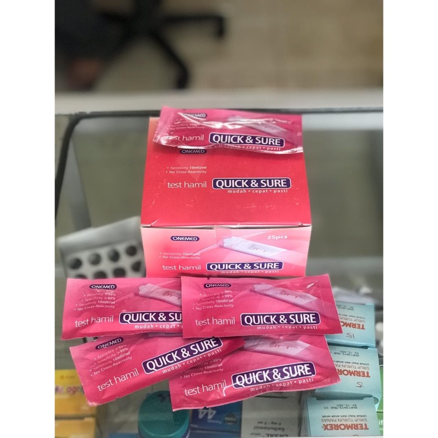 Jual Tes Kehamilan Tespek Test Pack Tes Hamil Quick Sure Midstream ...