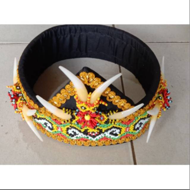 Jual Laung Dayak khas Kalimantan topi adat | Shopee Indonesia