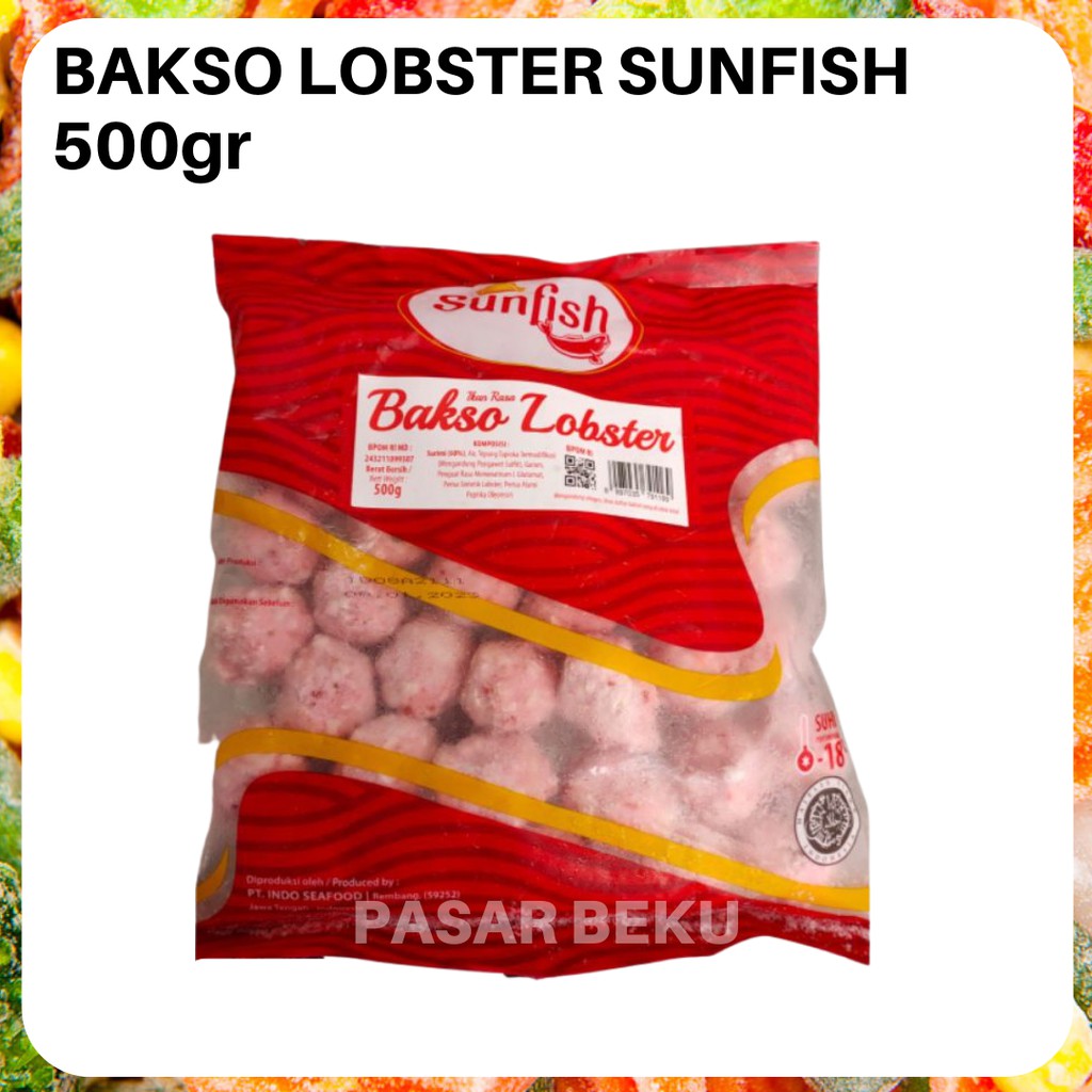 Jual (Khusus AREA SUMBAR) Bakso Lobster Sunfish Frozen 500gr Cemilan ...