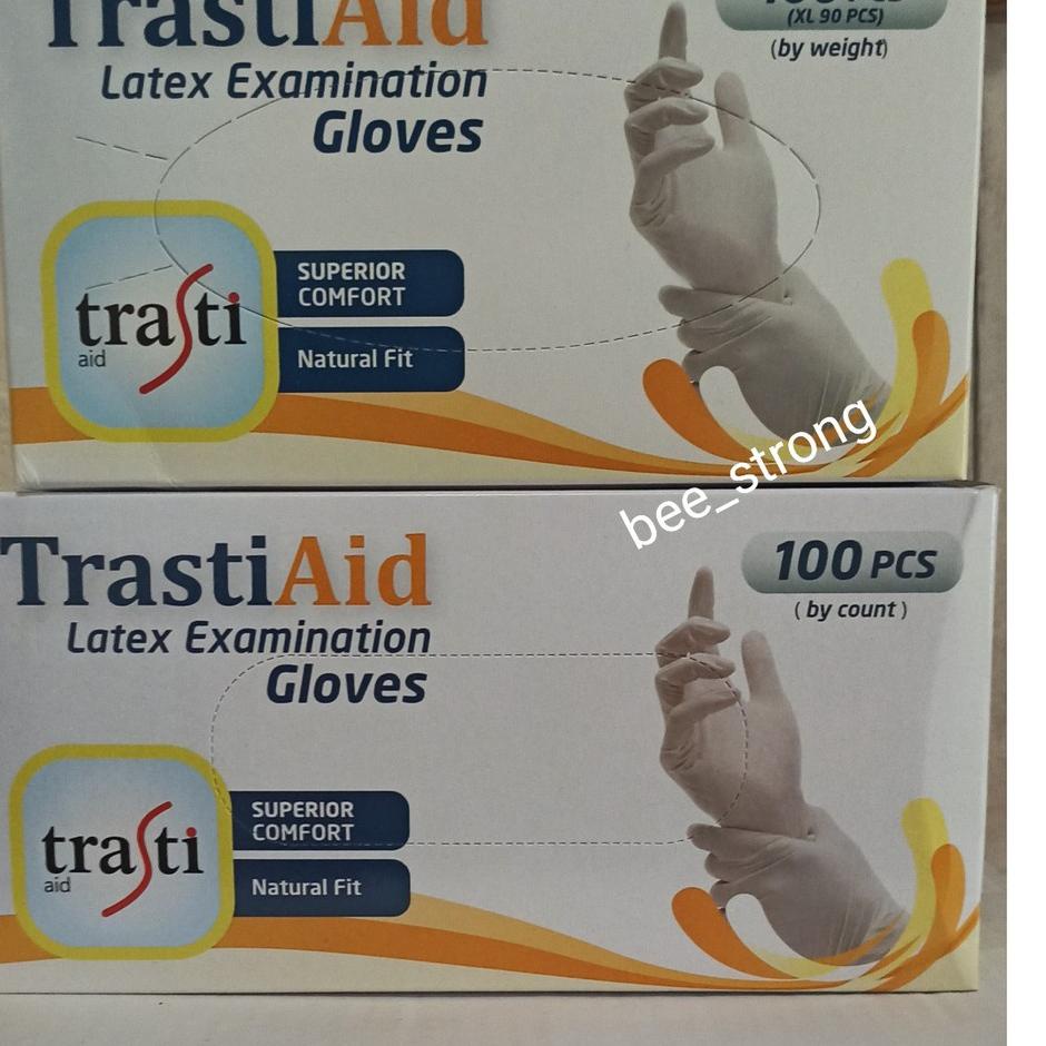 Jual Sarung Tangan Latex Trasti / Trasti Gloves Latex Update | Shopee ...