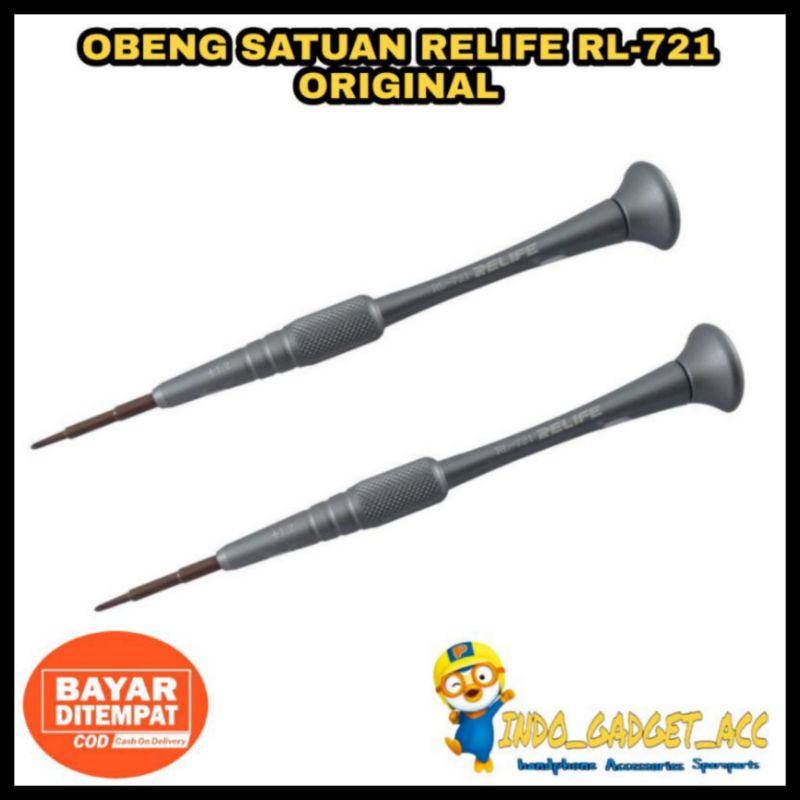 Jual OBENG SATUAN RELIFE RL-721 / OBENG PLUS | Shopee Indonesia