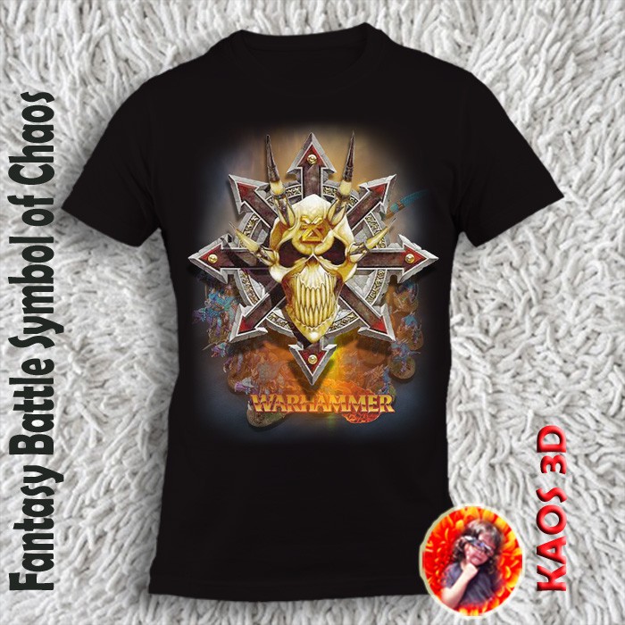 Jual Kaos War hammer Fantasy Battle Symbol of Chaos ukuran anak dan ...