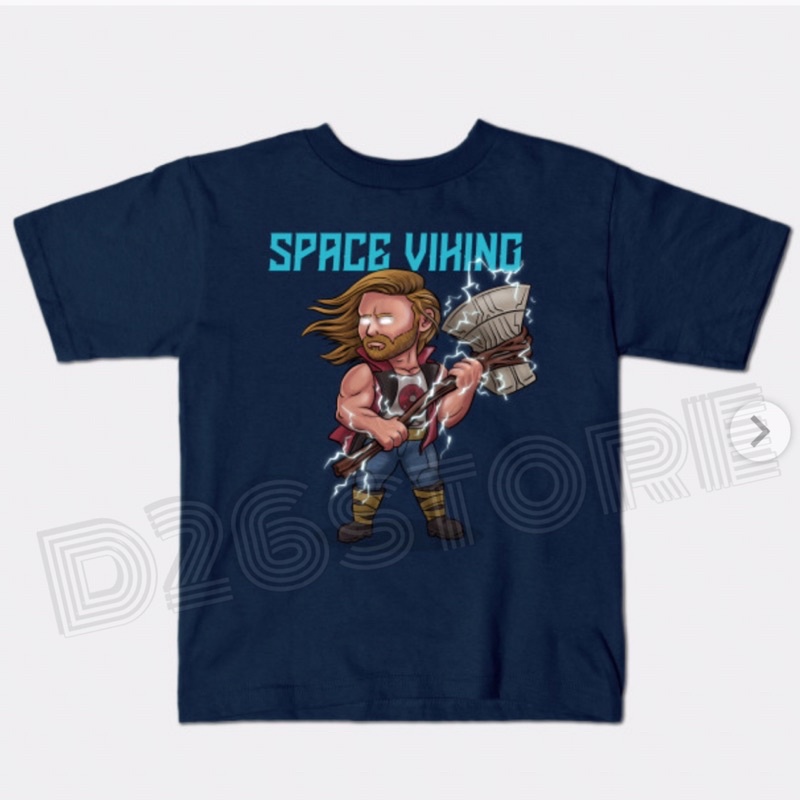 Jual Kaos Anak Thor Space Viking Stormbreaker God Of Thunder Marvel ...