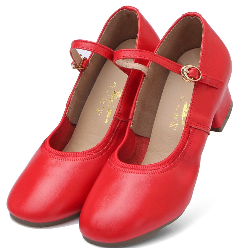 Jual Yi Sepatu Square ce Etnis Tari Sepatu Lembut Bawah Modern Menari ...