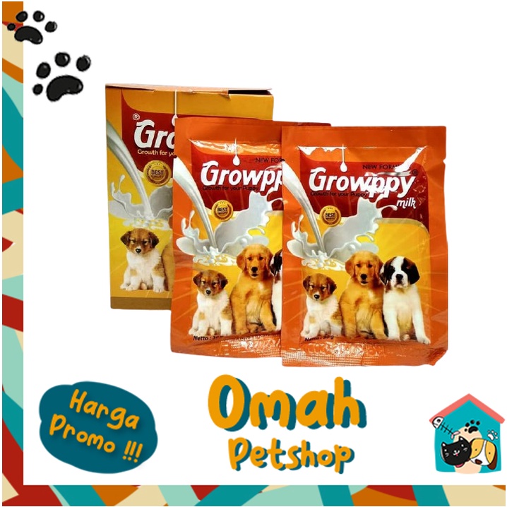 Jual Susu Anjing / Susu Puppy Growppy 20 gram / Dog Milk Sachet | Shopee Indonesia