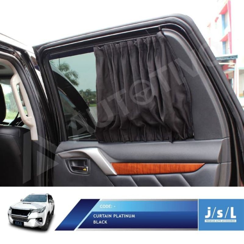 Jual Tirai Interior Hitam All New Fortuner Curtain Platinum Black ...