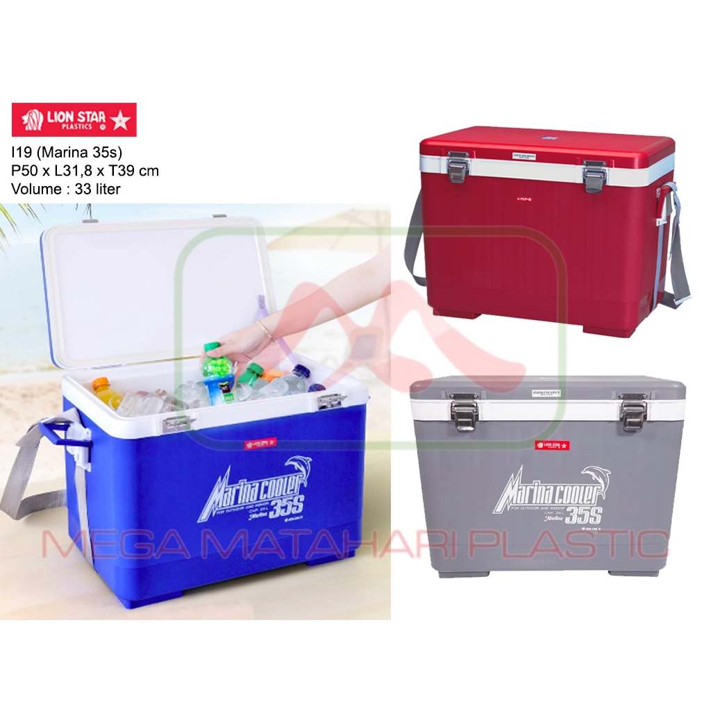 Jual Marina Cool Box / Cooler Box 35 S LionStar (33 Ltr) | Shopee Indonesia