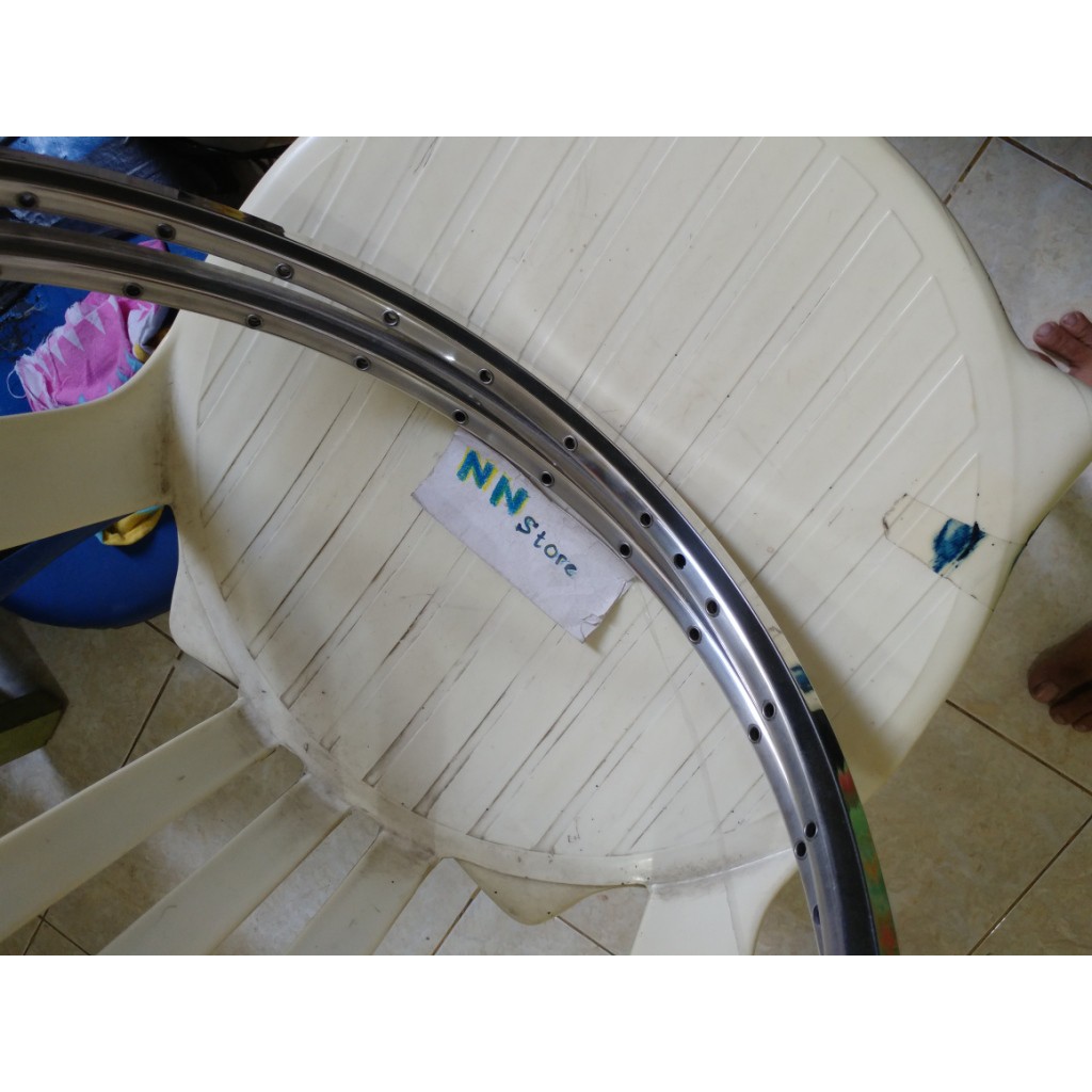 Jual Velg Rim Sepeda 20 atau 22 crome 28 hole Peleg double wall 451 mm ...