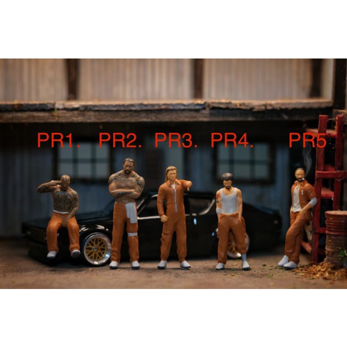 Jual COD Figure Prisoner Criminal Skala 164 Hotwheels Tarmac Inno Ks14 ...