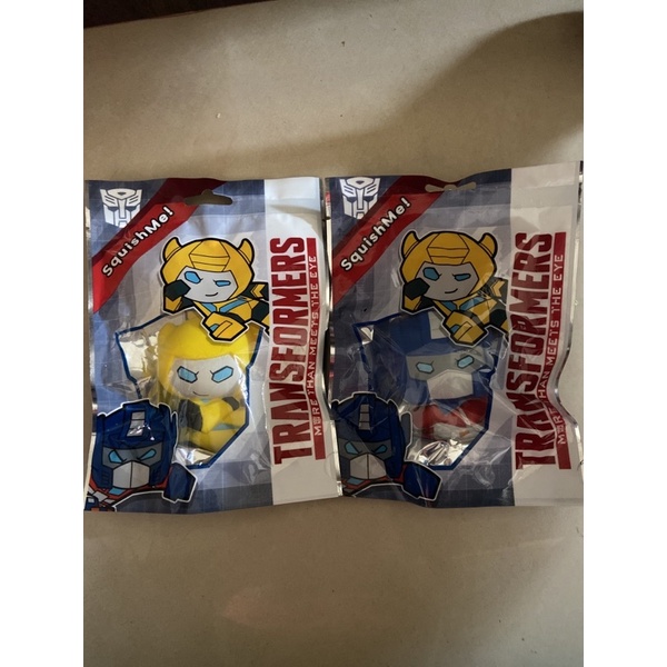 Jual squishy transformer bumble bee dan optimus prime dan spiderman ...